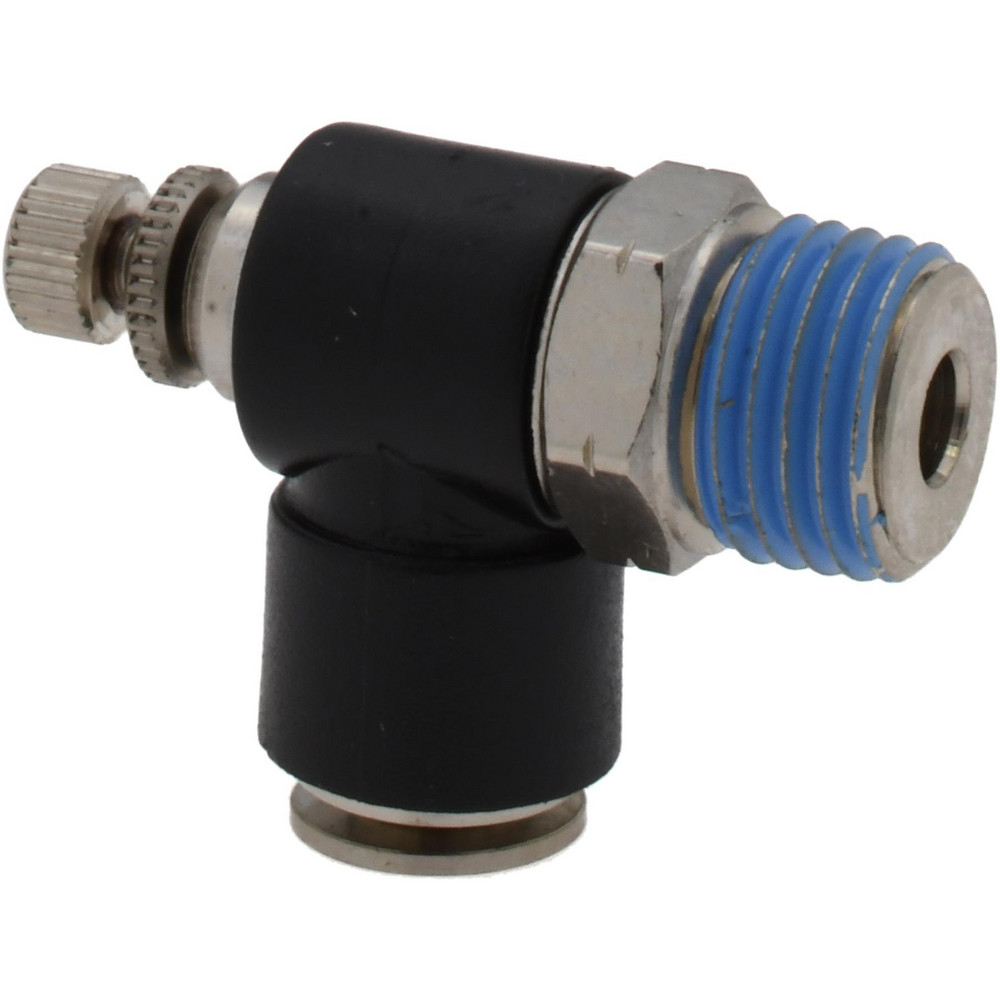 PRO-SOURCE - Air Flow Control Valve: Right Angle, 1/4" Tube OD | MSC Direct