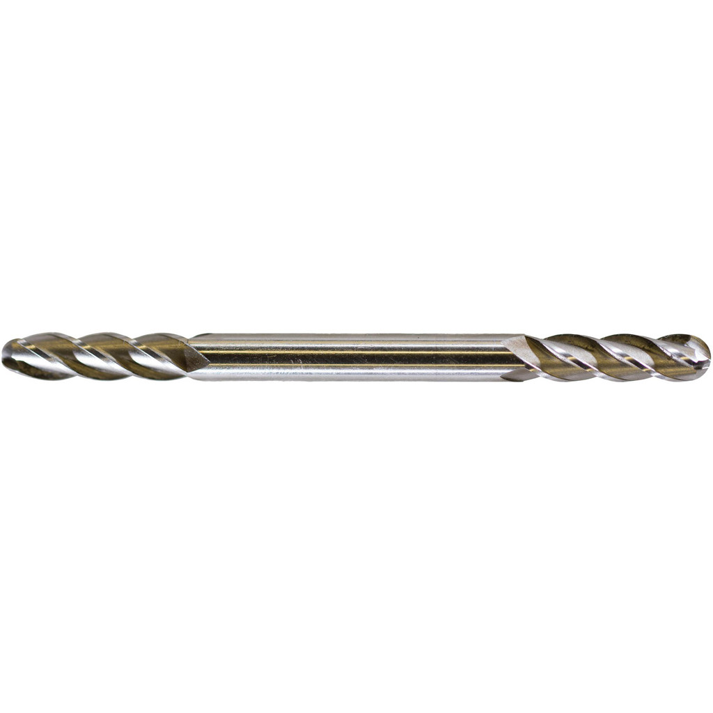 Keo - Ball End Mill: 3/16" Dia, 1/1" LOC, 4 Flute, Cobalt | MSC Direct