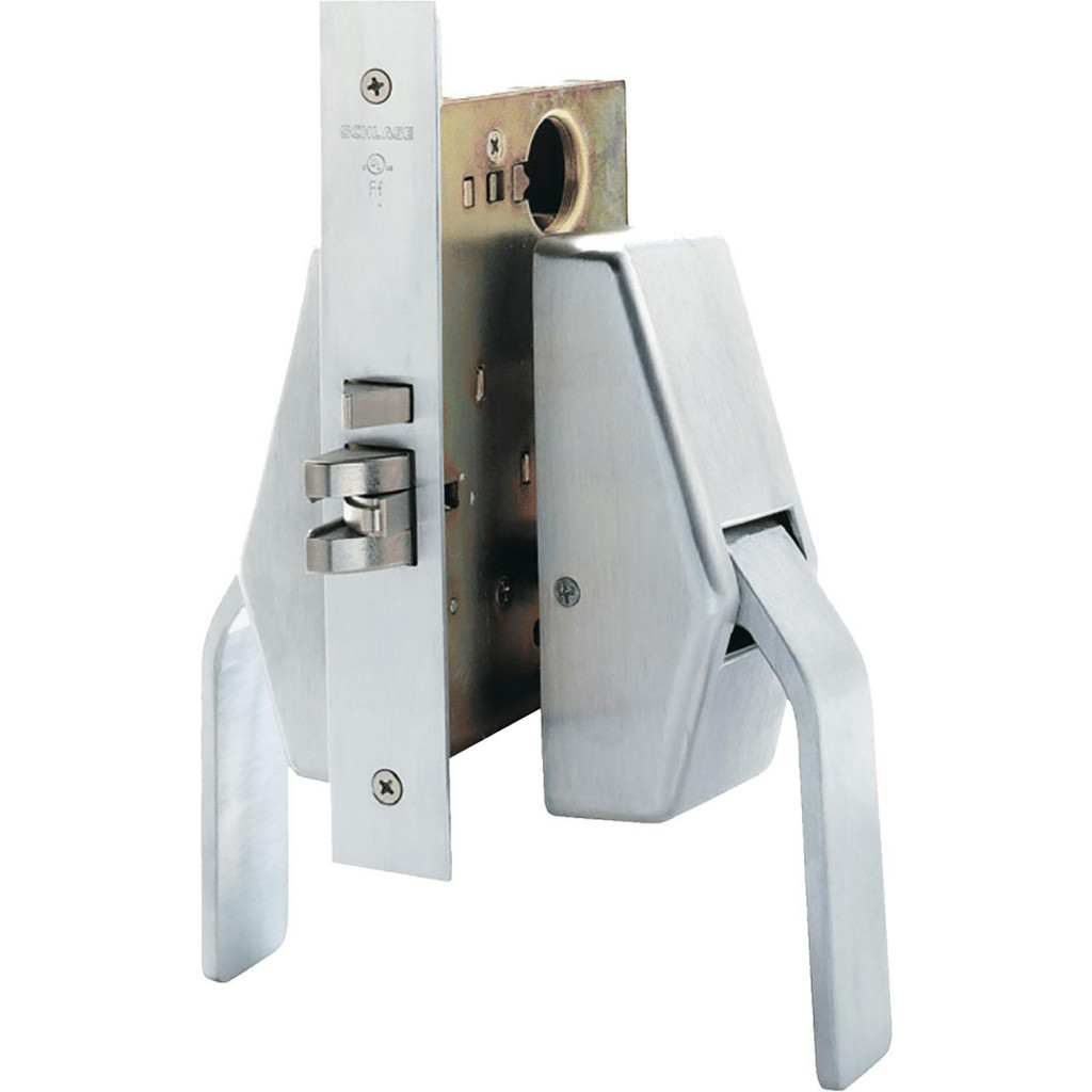 Schlage - Lever Locksets: Lockset Type: Hospital Push/Pull Latch; Key ...