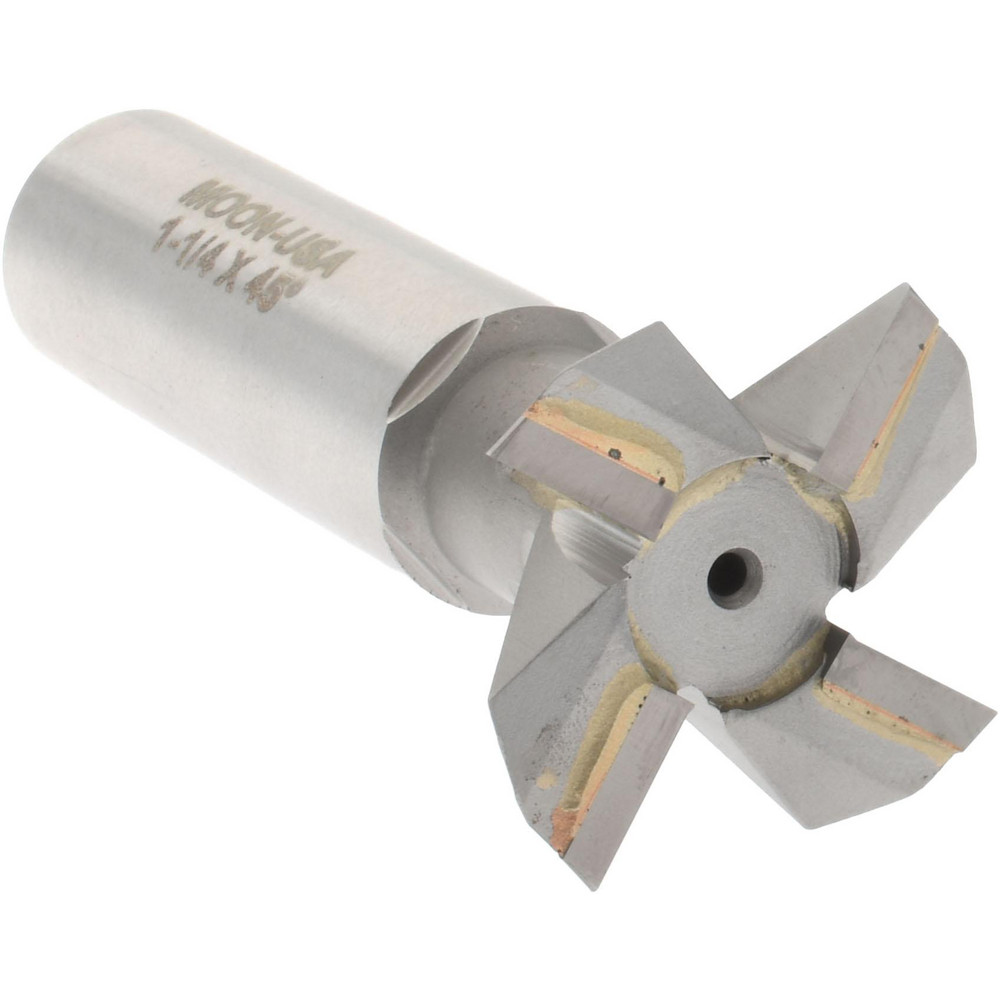 Made in USA - Dovetail Cutter: 45 °, 1-1/4" Cut Dia, 5/16" Cut Width ...