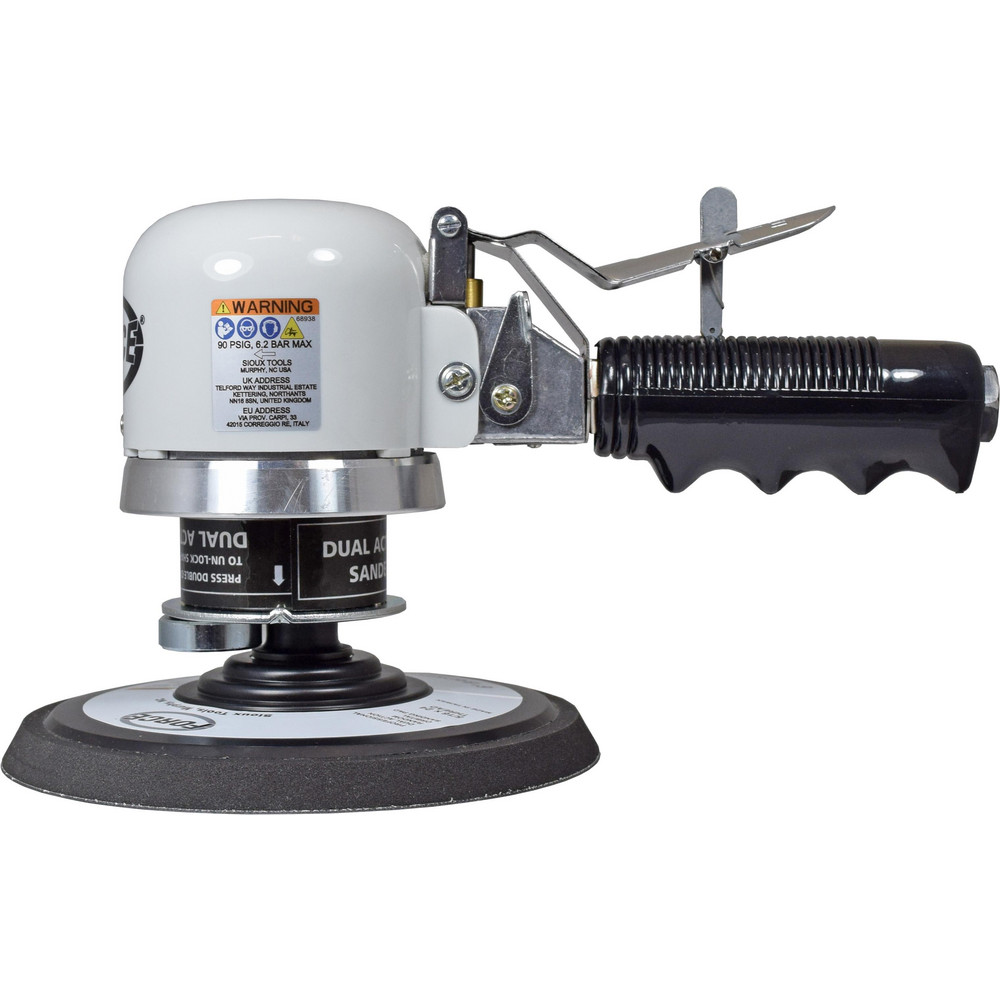 Sioux Tools - Air Orbital Sander: Round, 6" Pad, 10,000 OPM | MSC Direct