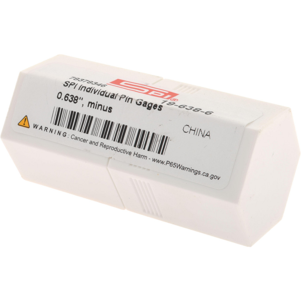 SPI - Class ZZ Minus Plug & Pin Gage: 0.6380" Dia | MSC Direct