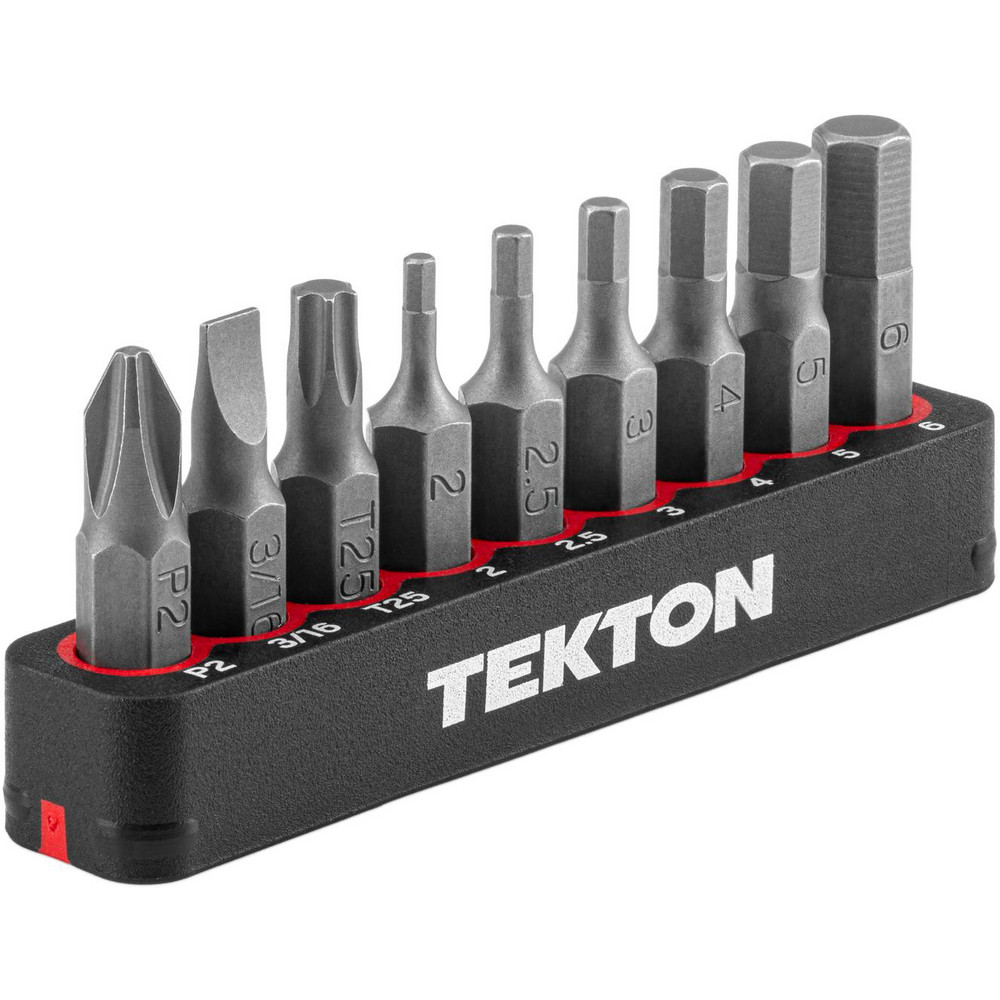 Tekton - Screwdriver Bit Sets: Set Type: Bicycle Bit; Tip Type: Slotted ...