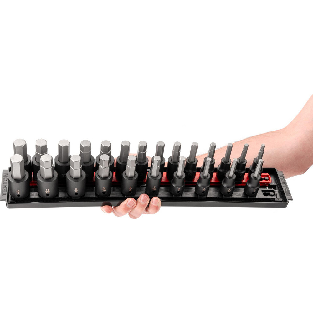 Tekton - Hex & Torx Bit Socket Sets; Set Type: Impact Hex Bit; Drive ...