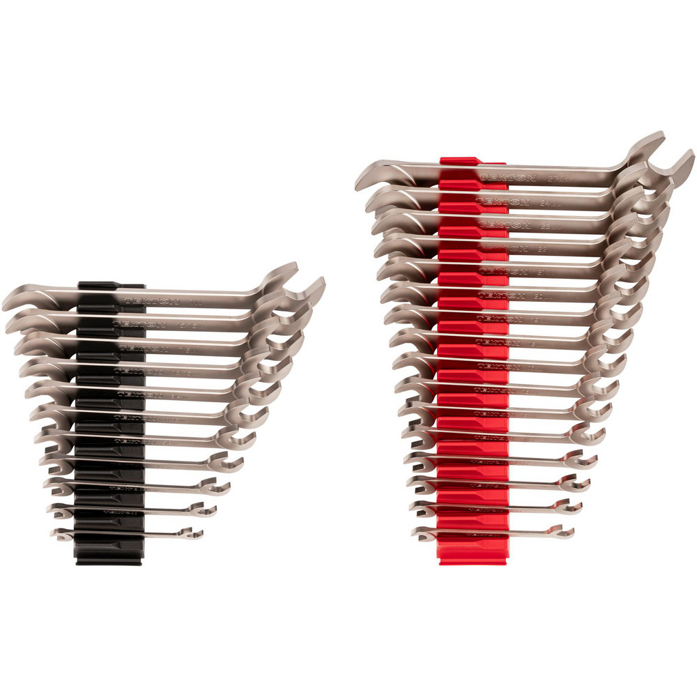 Tekton - Open End Wrench Set: 27 Pc, 3/8 to 1"10 to 27 mm Wrench, Inch ...