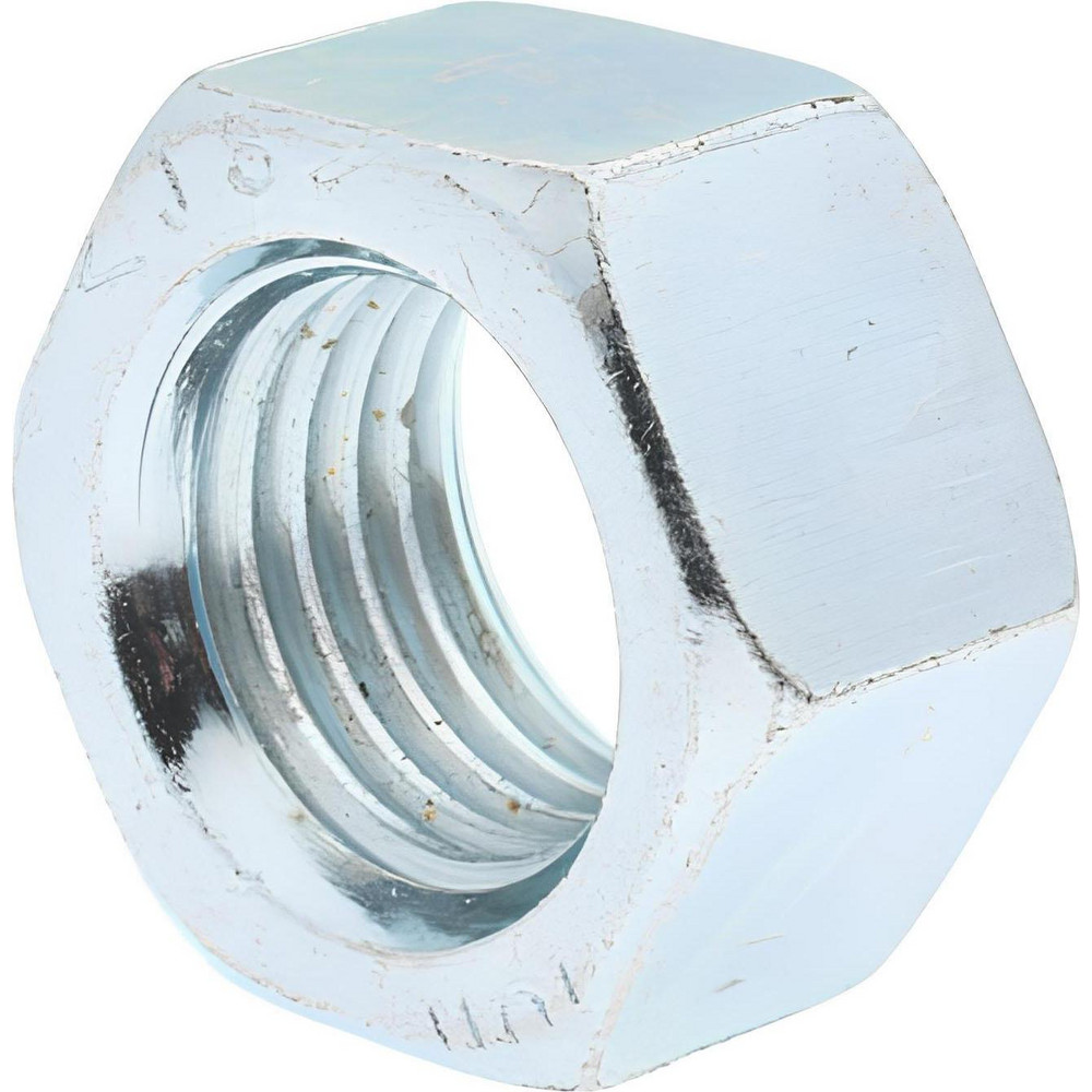 Hex Nut: M22 x 2.50, Class 10 Steel, Zinc-Plated - Right Hand Thread ...