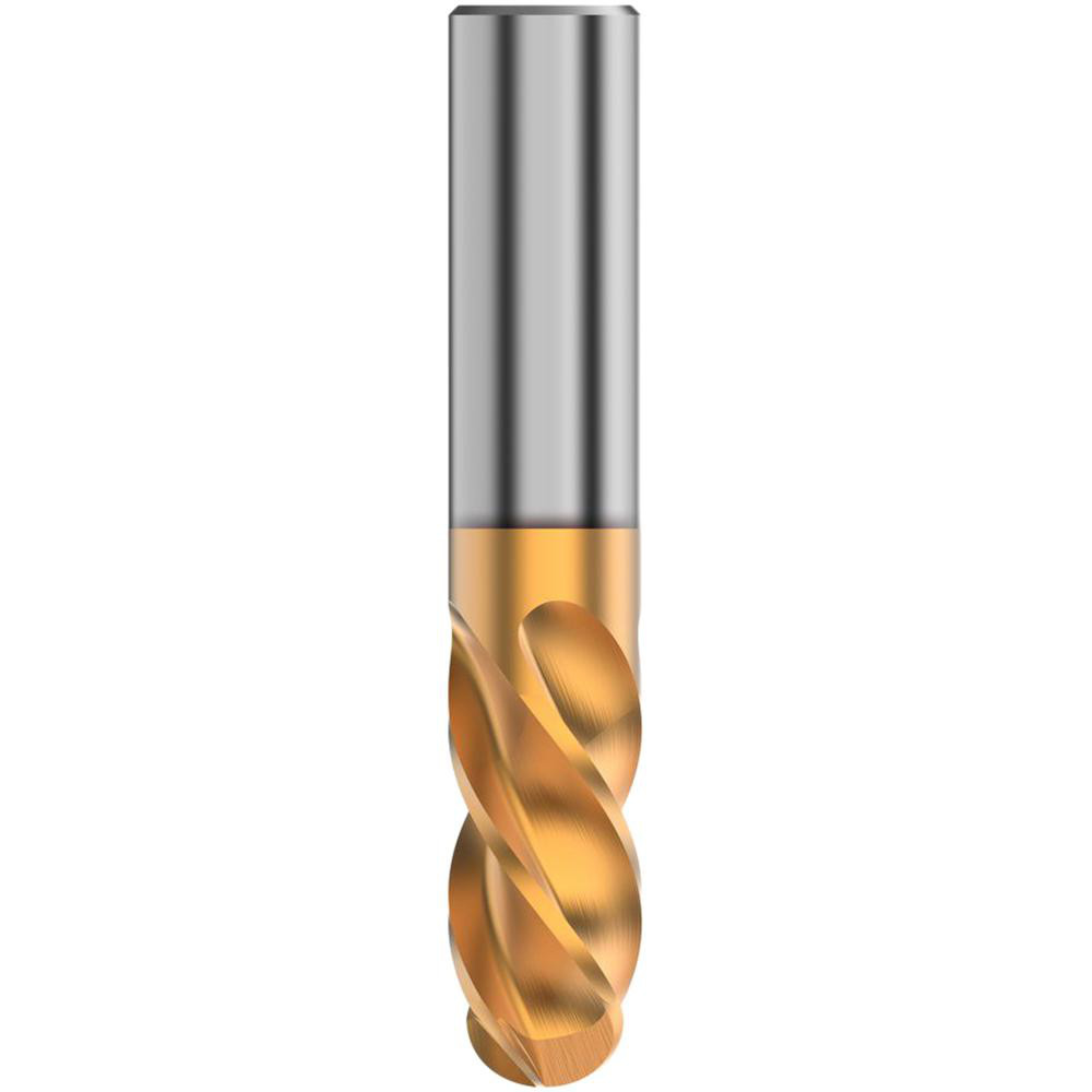 Kennametal - Corner Radius End Mill: 1" Dia, 1-1/2" LOC, 0.2500" Radius ...