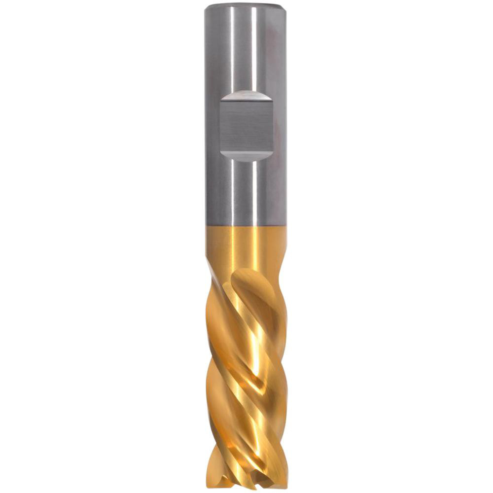 Kennametal - Corner Radius End Mill: 3/4" Dia, 1-1/2" LOC, 0.1200" Radius, 4 Flute, Solid ...