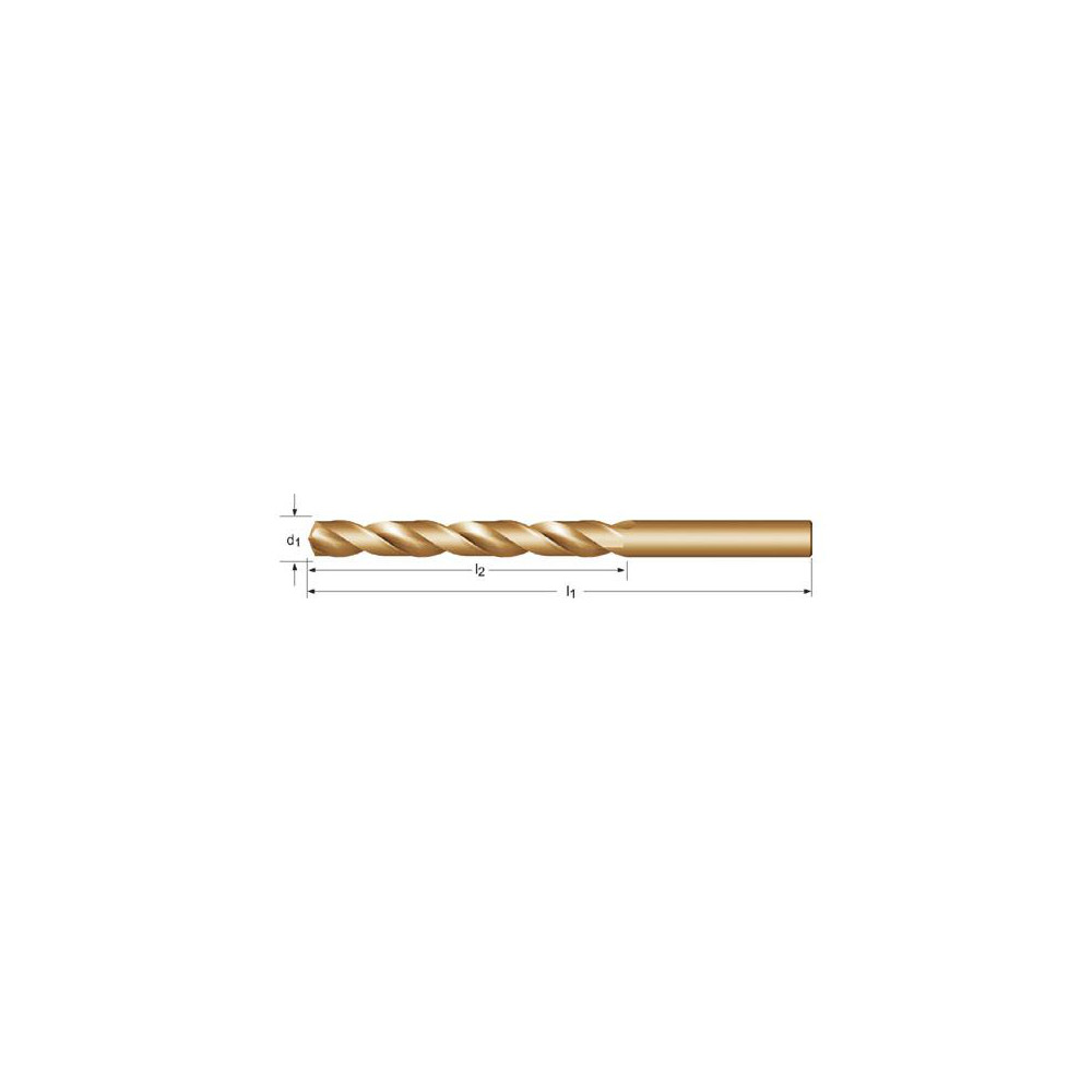 Precision Twist Drill - Jobber Length Drill Bit: 13.00 mm (0.5118) Dia ...