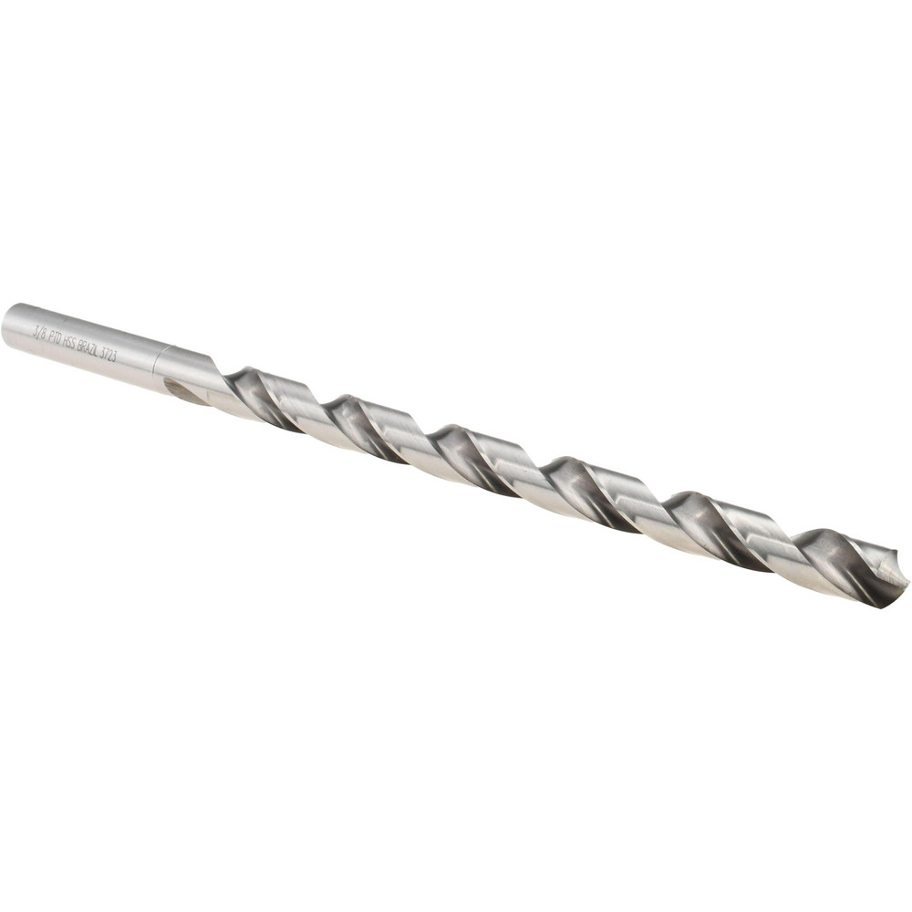 Precision Twist Drill - Extra Length Drill Bit: 3/8" Dia, 118 ° Point ...