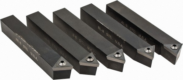 Value Collection - 1/2" Shank Square Indexable Insert Tool Bit Set ...