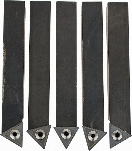 Value Collection - 1/2" Shank Square Indexable Insert Tool Bit Set ...