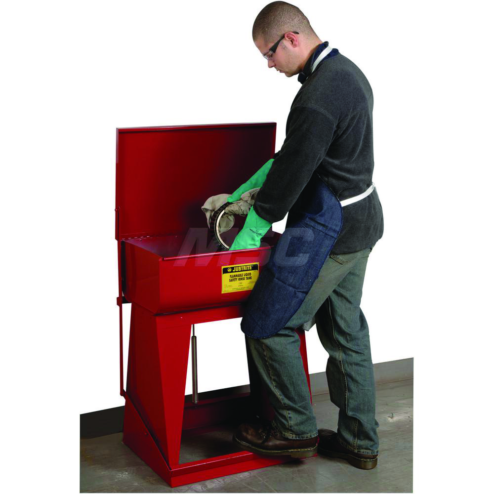 Justrite® - Safety Bench Cans & Dip/Wash Tanks: Capacity (Gal.): 11.000 ...