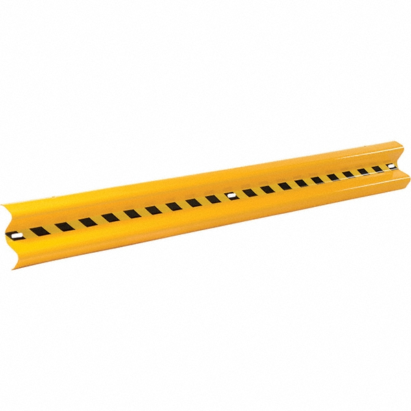 Vestil - Heavy-Duty Guard Rail: Yellow, Steel | MSC Direct