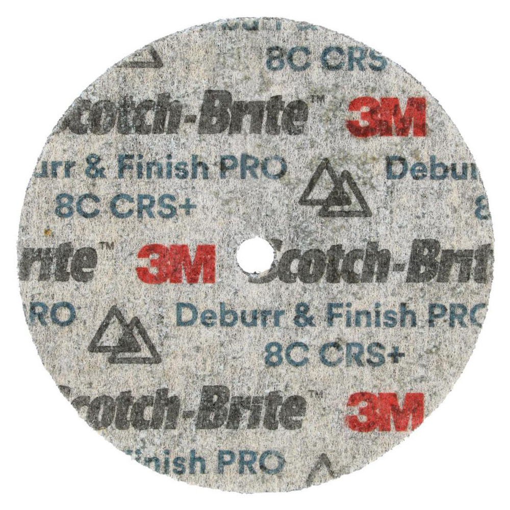 3M - Deburring Wheel: 6" Dia, 1" Face Width, 1" Hole, Density 8 ...