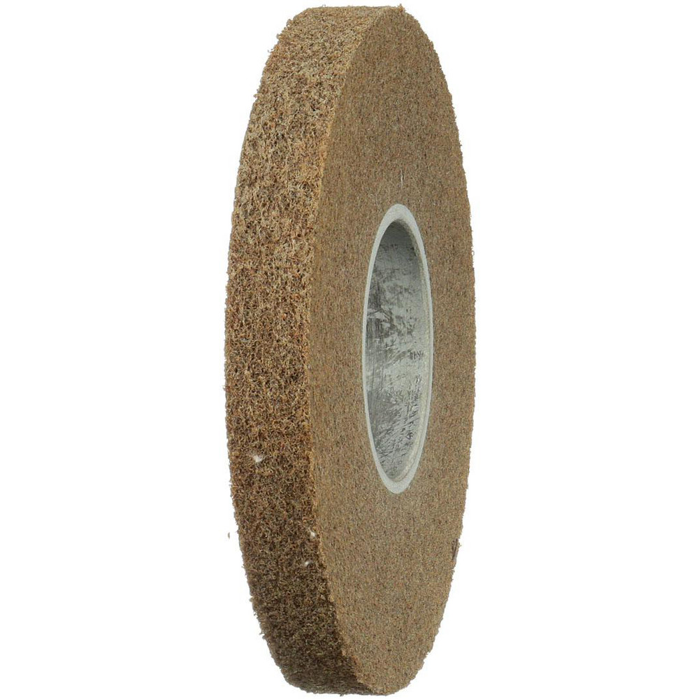 3M - Deburring Wheel: 6" Dia, 1" Face Width, 1" Hole, Density 8 ...