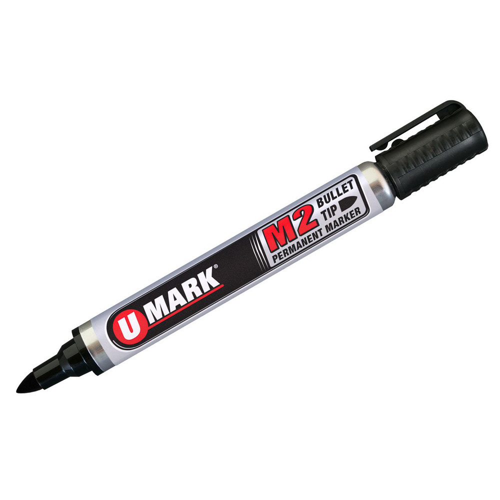 U-Mark - Ink Marker: Black, Bullet Tip | MSC Direct