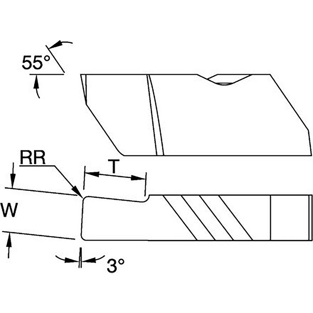 Kennametal - Grooving Insert: NGD4250R KCU10B, Carbide | MSC Direct
