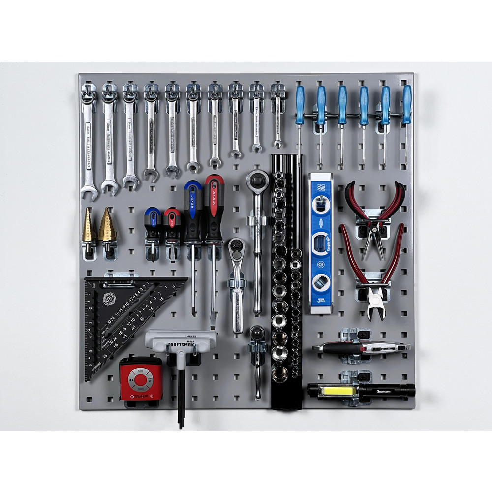 Triton Products - Pegboard Kit: 24 x 24", Steel | MSC Direct