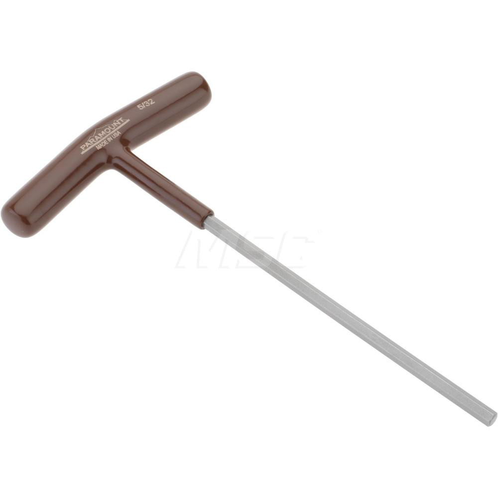 Paramount - Cushion Grip & T-Handle Hex Key: 5/32", Hex End | MSC Direct