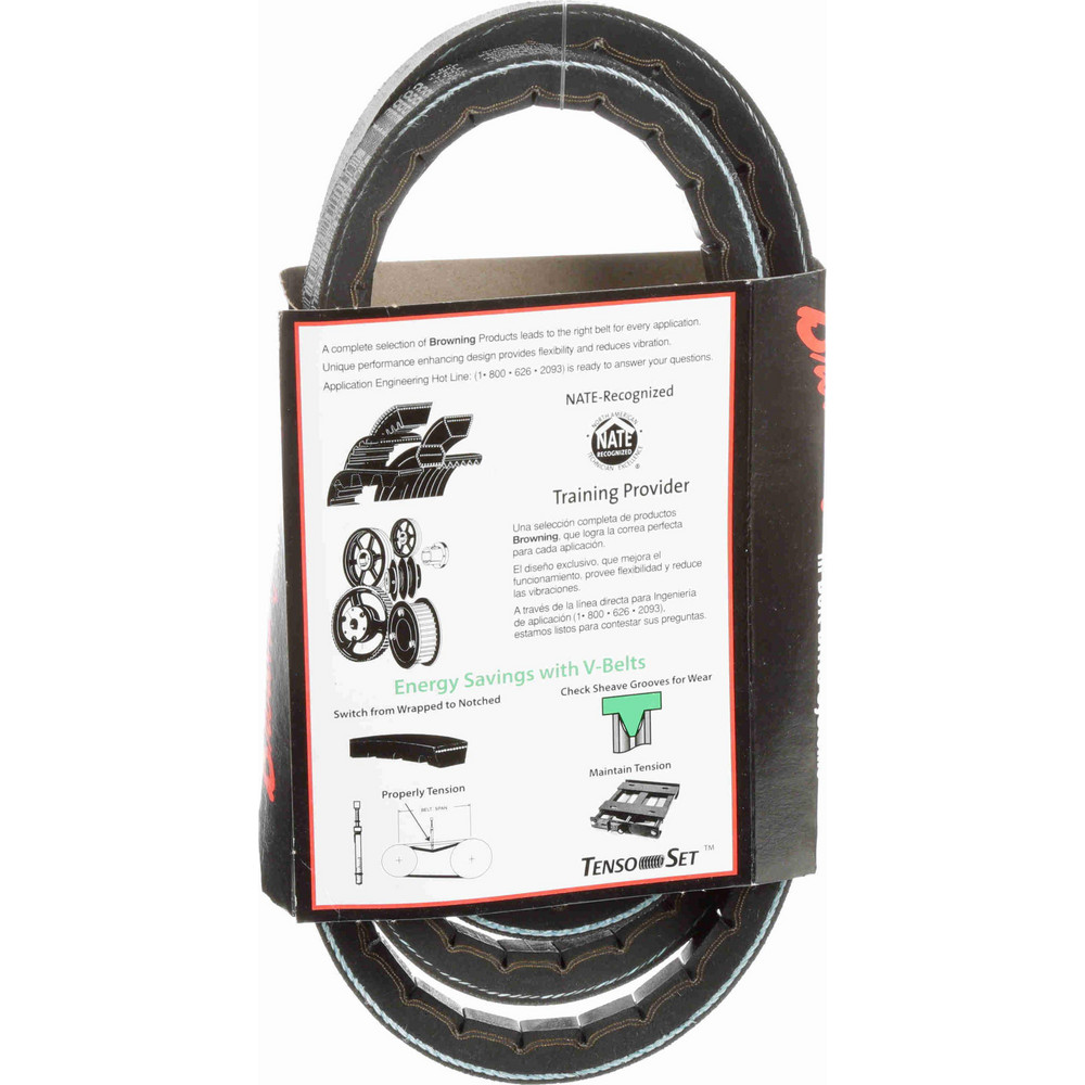 Browning - V-Belt: Section 5VX, 71" Outside Length, 5/8" Belt Width ...