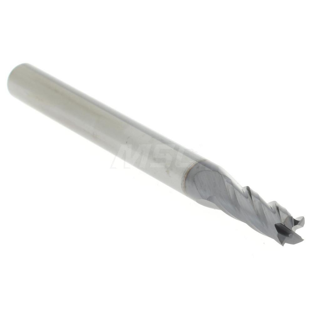 Accupro - Square End Mill: 0.1000" Dia, 0.3000" LOC, 4 Flute, Solid ...