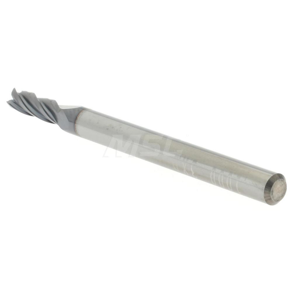 Accupro - Square End Mill: 0.1000" Dia, 0.3000" LOC, 4 Flute, Solid ...