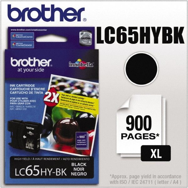 Brother - Office Machine Supplies: Ink Cartridge, Black | MSC Direct