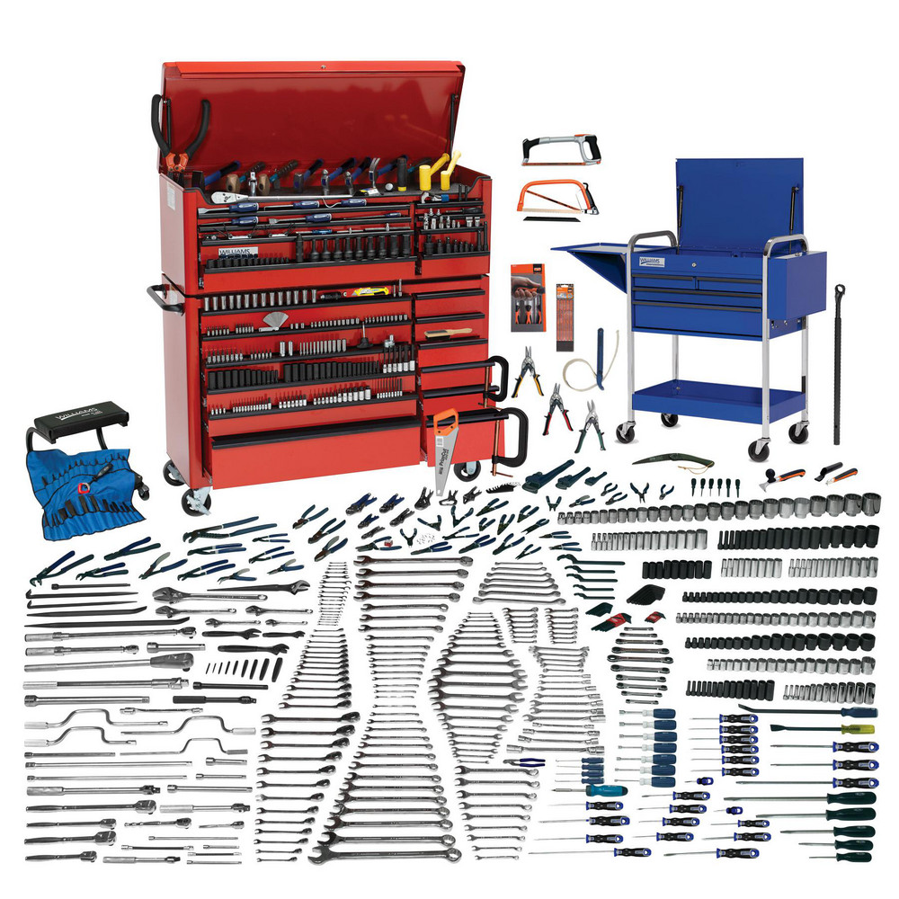 Williams - Combination Hand Tool Sets: Set Type: Mega Tool Set; Number ...