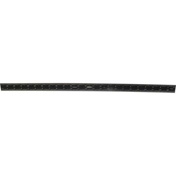 SPI - 24" Long, 1/64, 1/32, 1/16, 1/8" Graduation, Rigid Steel Rule ...