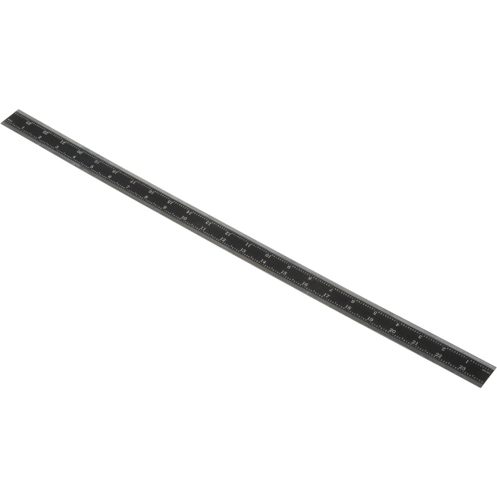 SPI - Steel Rule: 24" OAL, 16R Graduation, Rigid, 1-1/8" OAW | MSC Direct
