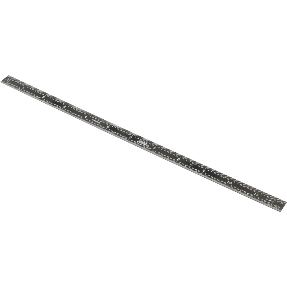 SPI - Steel Rule: 12" OAL, 5R Graduation, Flexible, 1/2" OAW | MSC Direct