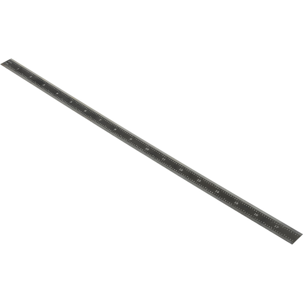 SPI - Steel Rule: 18" OAL, 16R Graduation, Flexible, 3/4" OAW | MSC Direct