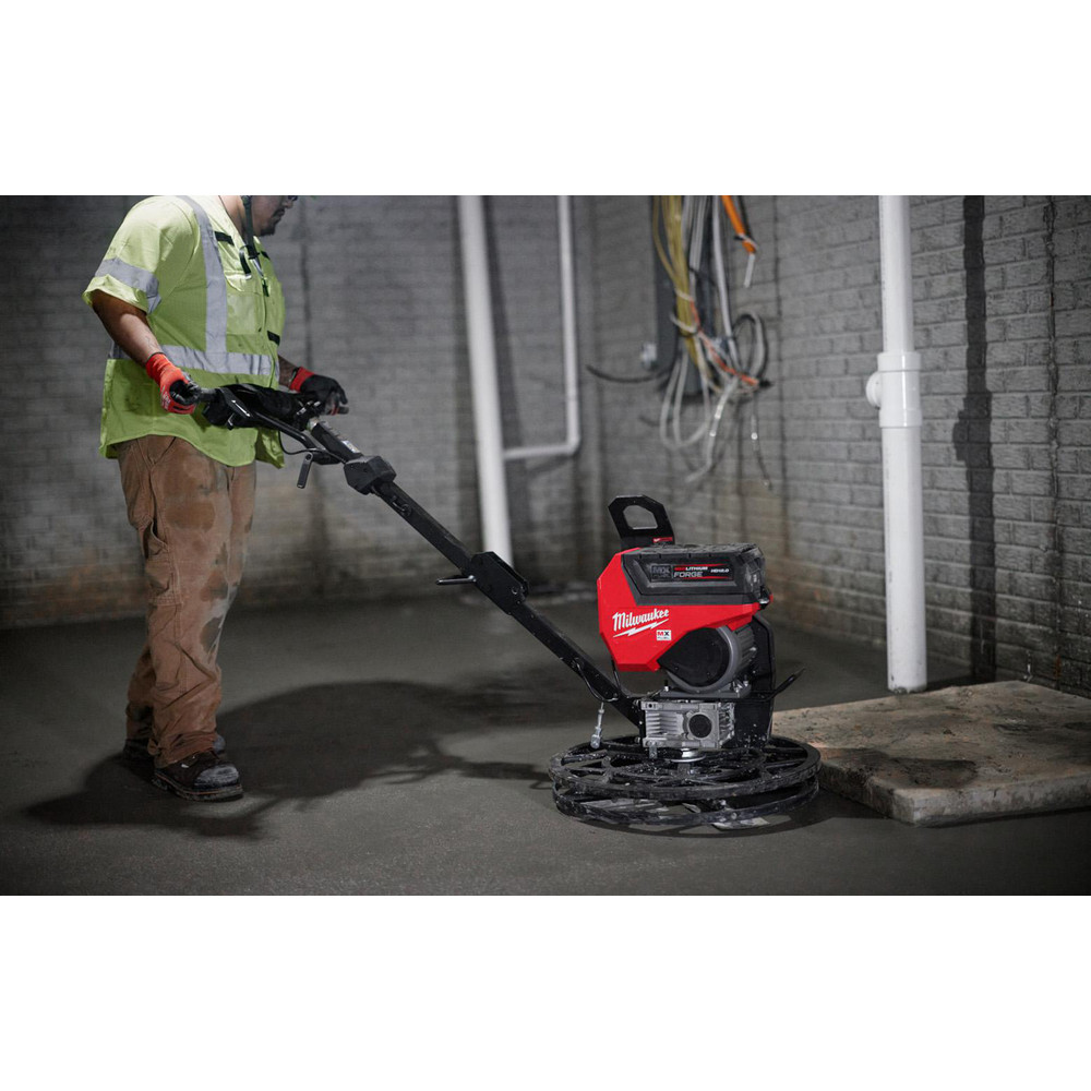 Milwaukee Tool - Cordless Walk-Behind Trowels: Edger Pan, 24, 72V, 4 ...