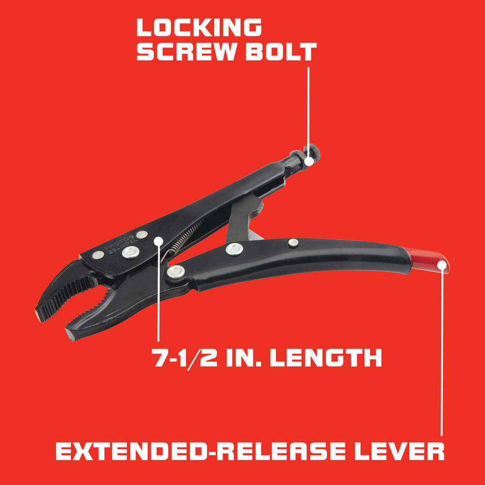Proto - Locking Plier: 6 to 8.9 in, 1-21/32" Jaw | MSC Direct