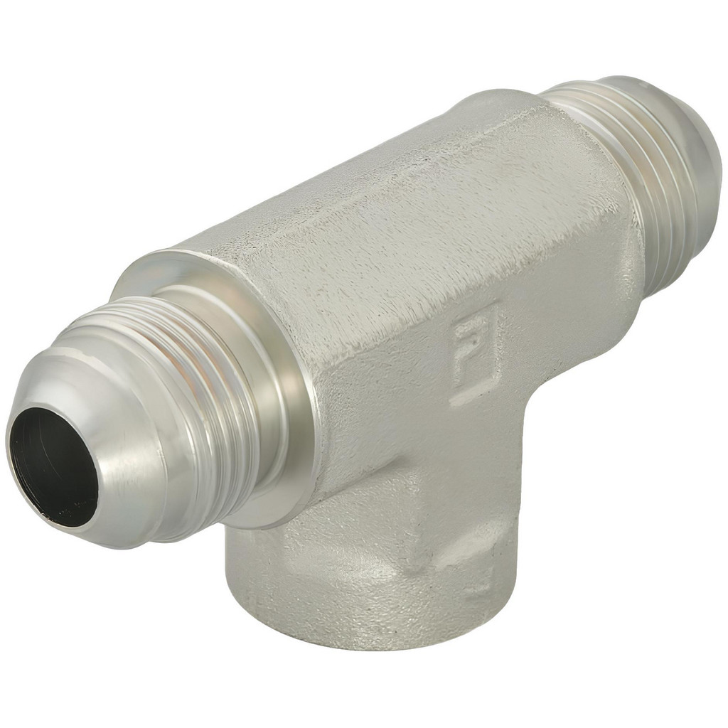 Parker - Steel Flared Tube Female Branch Tee: 5/16" OD, 37 deg Flared ...