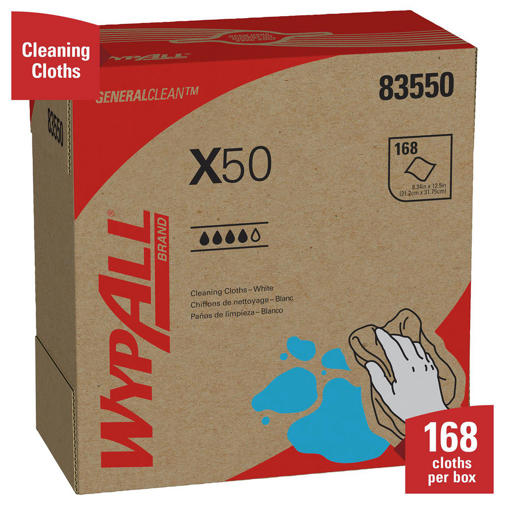 WypAll - WypAll X50 Disposable Cloths (83550), Strong for Extended Use ...