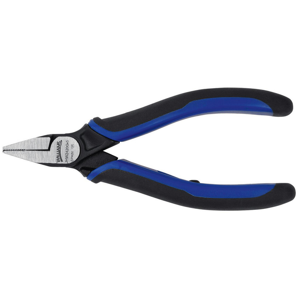 Williams - Long Nose Pliers: Pliers Type: Flat Nose Pliers; Jaw Texture ...