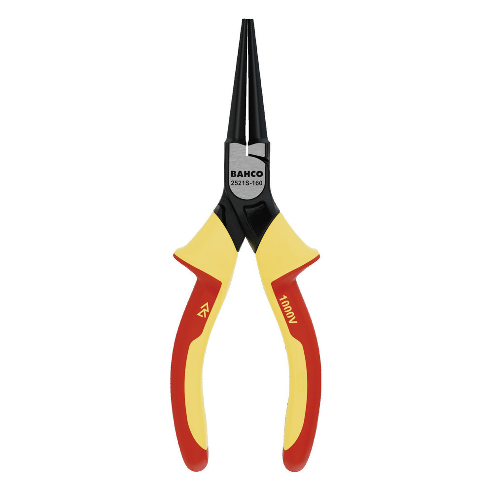 Bahco - Long Nose Pliers: Pliers Type: Round Nose, 1000V Insulated Long ...