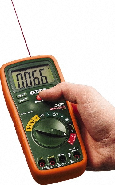 Extech - CAT II & CAT III, Auto Ranging Digital & True RMS Multimeter ...