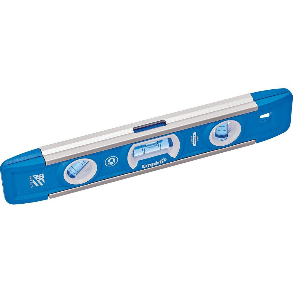 Empire Level - Magnetic 9" Long 3 Vial Torpedo Level | MSC Direct