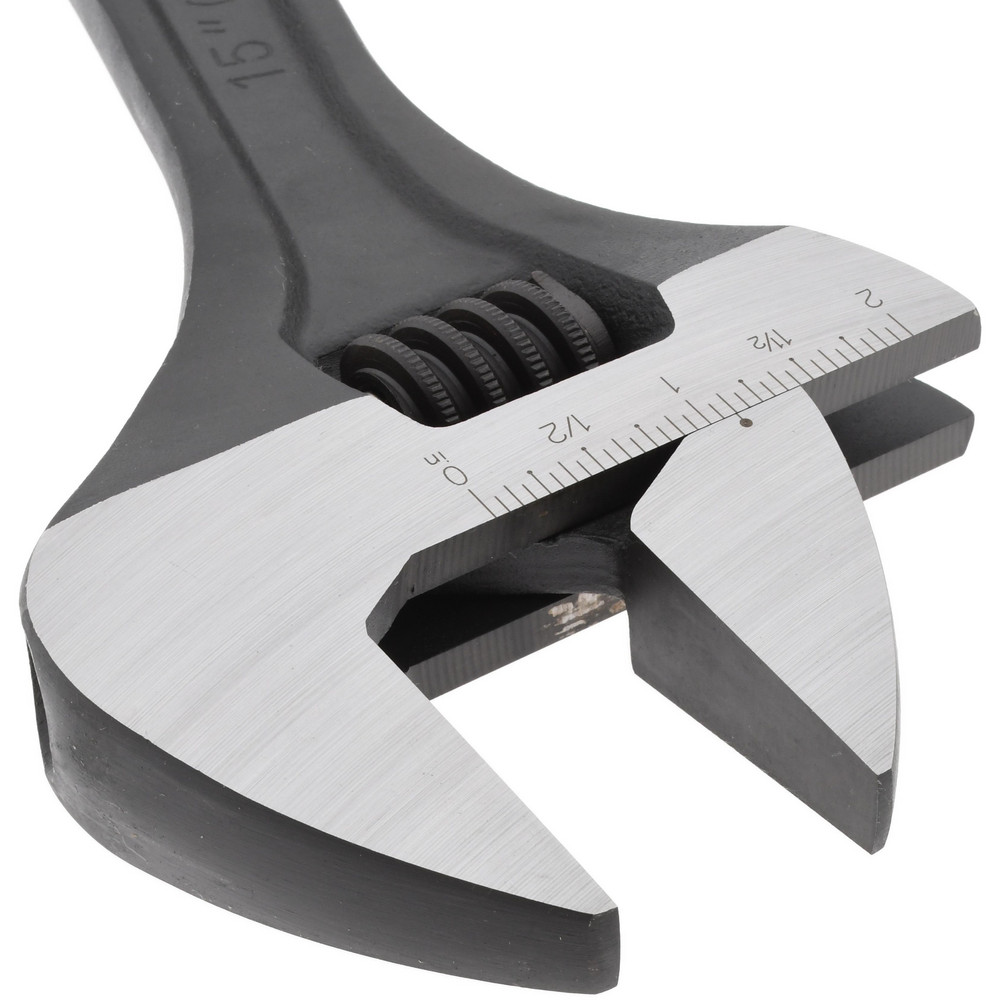 Paramount - Adjustable Wrench: 15" OAL, 1-11/16" Jaw Capacity | MSC Direct