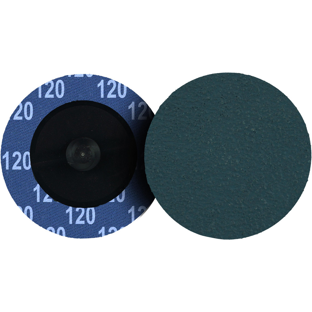 Weiler - Quick-Change Disc: Type R, 2" Dia, 120 Grit, Zirconia Alumina ...