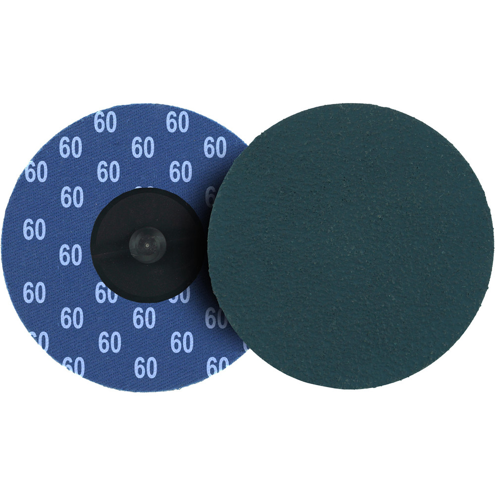 Weiler - Quick-Change Disc: Type R, 3" Dia, 60 Grit, Zirconia Alumina ...