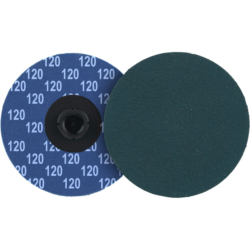 Weiler - Quick-Change Disc: Type S, 3" Dia, 120 Grit, Zirconia Alumina ...
