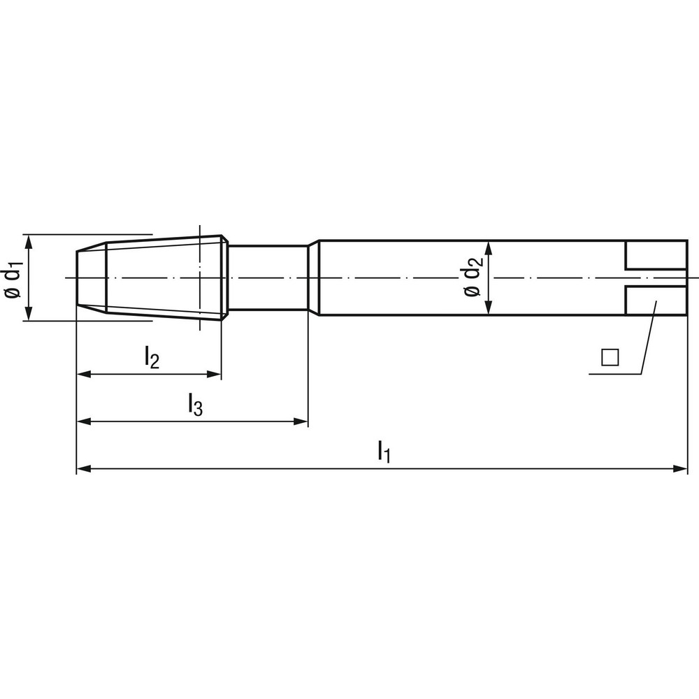 Emuge - Interrupted Thread Pipe Taps: Thread Size (Inch): 1/4-18 ...