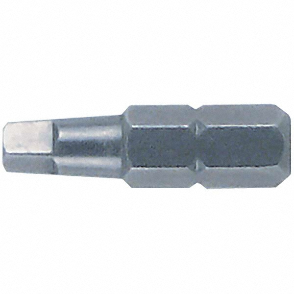 Wiha - 1/4" Hex Drive #1 Square Point Insert Square Bit - 79400339 ...