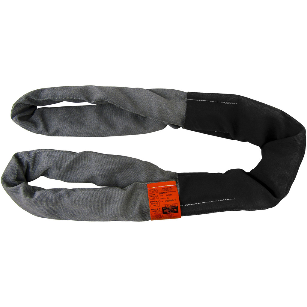 Lift-All - Eye & Eye Round Sling: 25' Long, 31000 lb Vertical Capacity ...