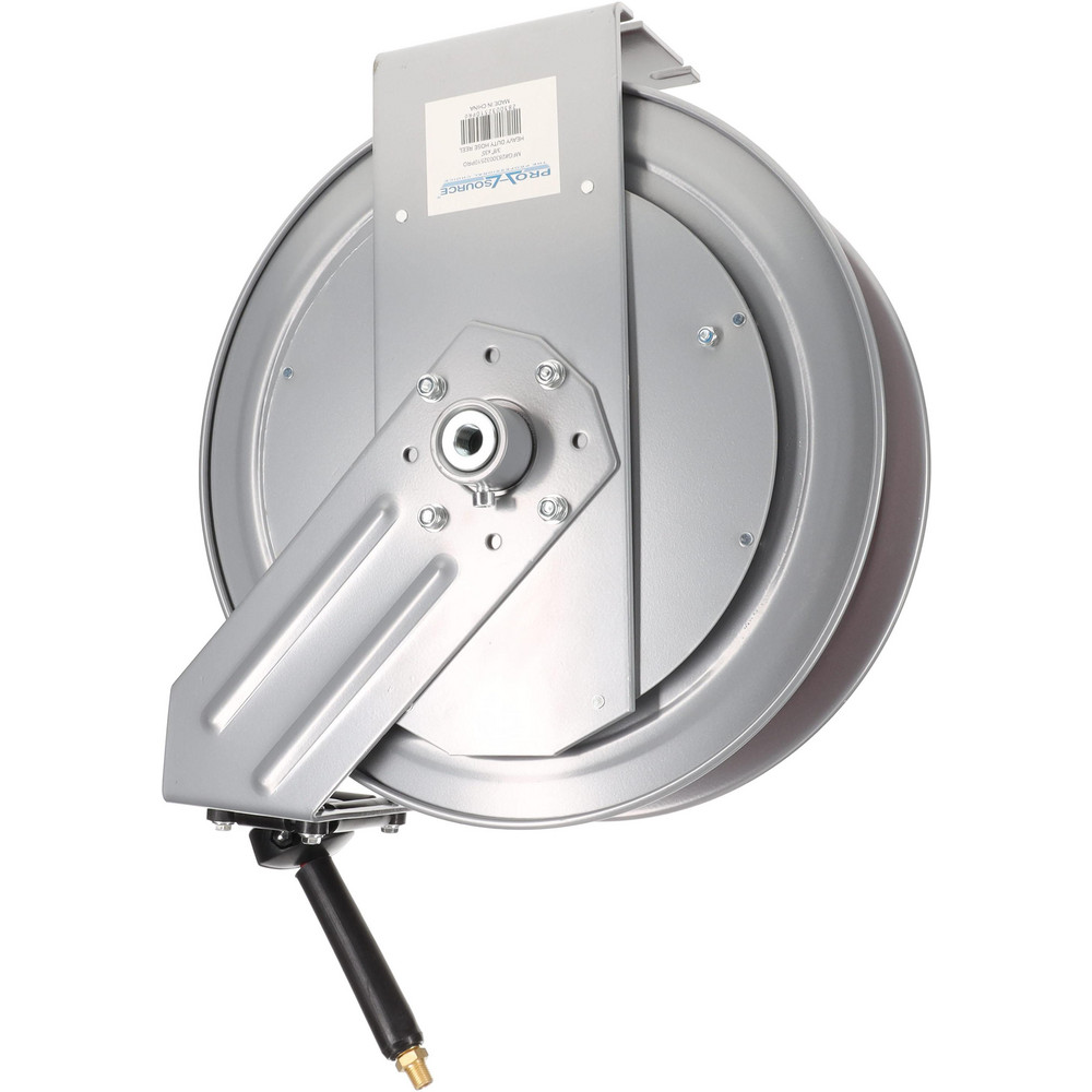 PRO-SOURCE - Hose Reel with Hose: 3/8" ID Hose x 35', Spring ...