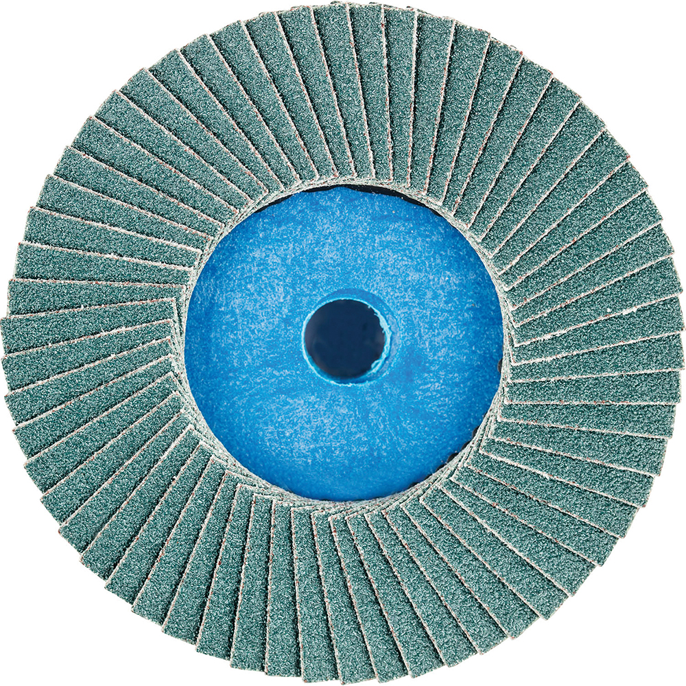 PFERD - Flap Disc: 3" Dia, 80 Grit, Zirconia Alumina, Type 27 | MSC Direct